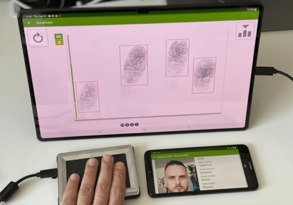 ABIS App for Enrollment, Identification and Verification