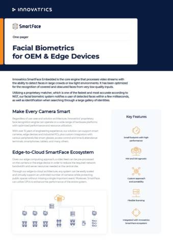 Face Recognition for Edge & OEM Devices | SmartFace Embedded