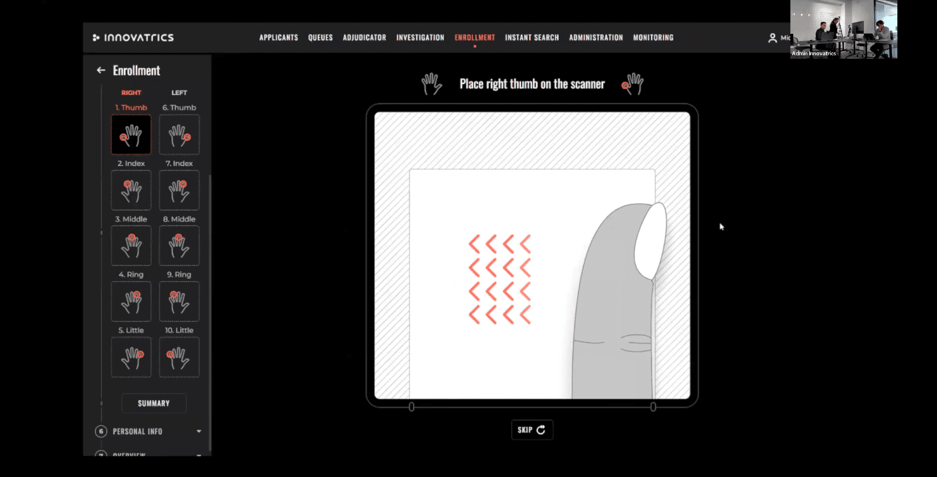 Innovatrics ABIS webinar: Latent fingerprint identification