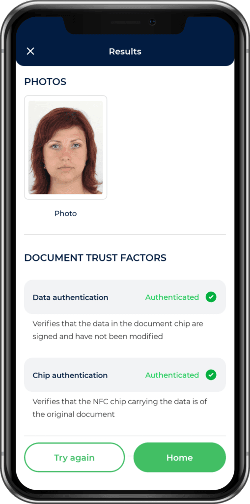 NFC Verification - Innovatrics