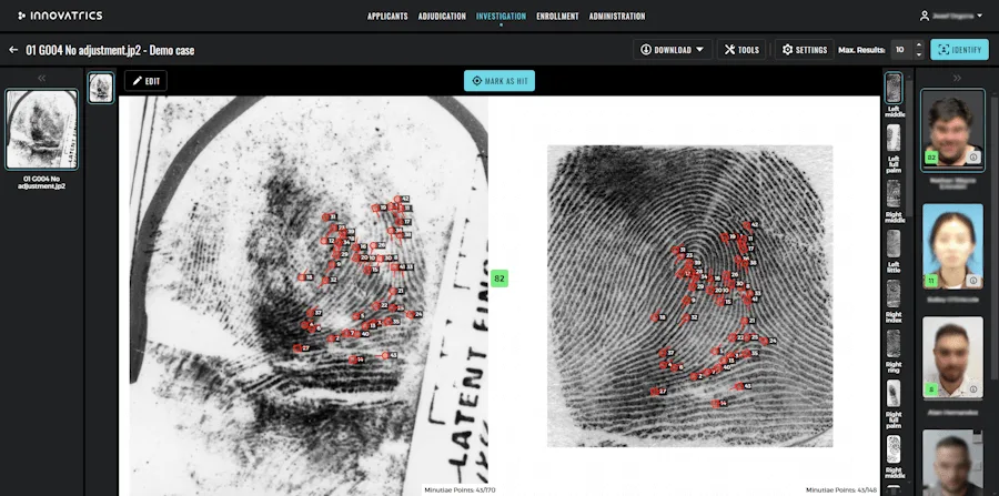 World's Best Algorithms Power Innovatrics Next-Gen ABIS - Innovatrics